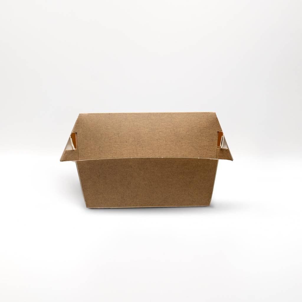 Kraft Clamshell Burger Box - Tortoba